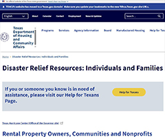 H-GAC Disaster Recovery Resources and Funding | Houston-Galveston Area ...